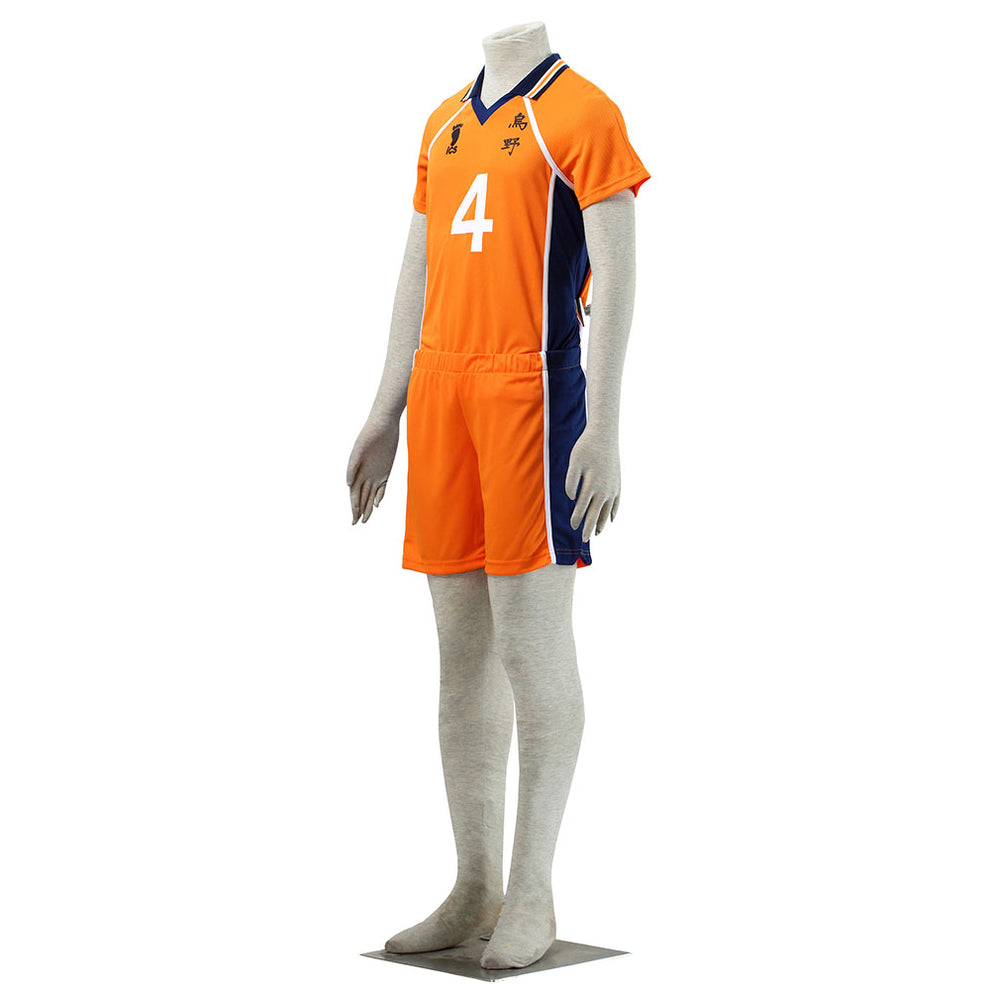 Haikyuu!! Costume Nishinoya Yuu Number #4 Karasuno High School Volleyb ...