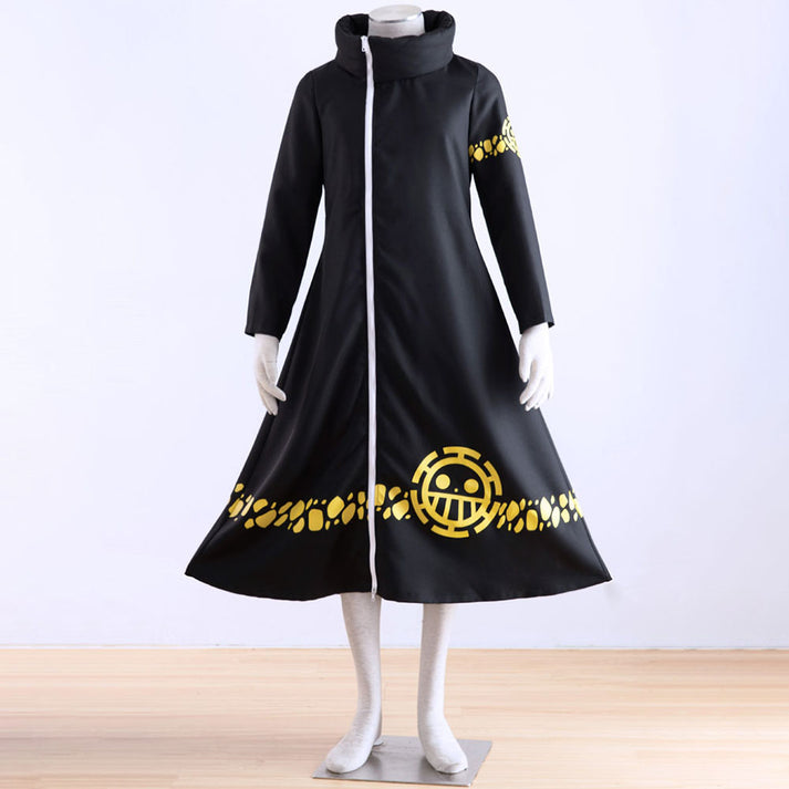 Anime One Piece Trafalgar Law Costume Cosplay Coat Robe Cloak Men and ...