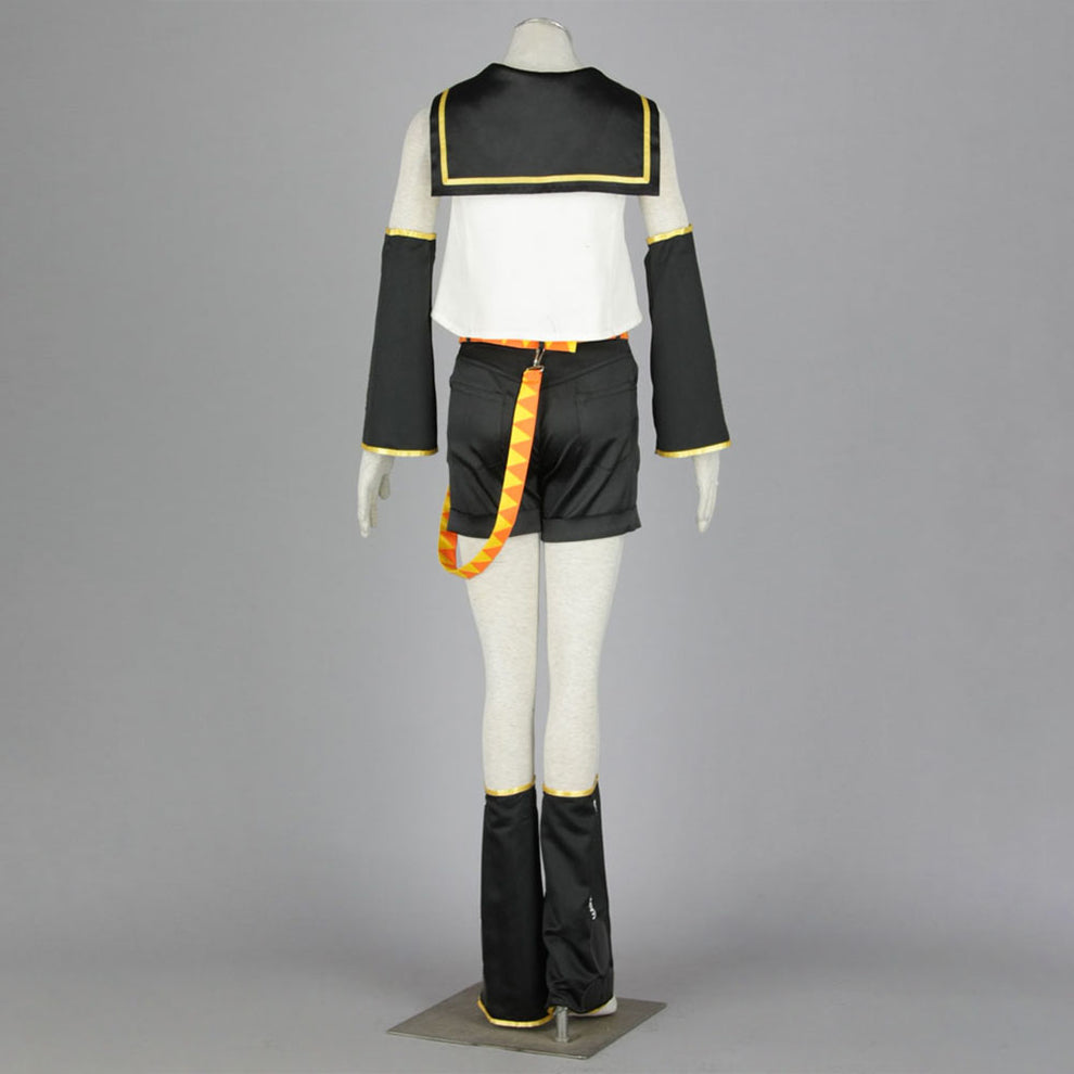 Vocaloid Costumes Kagamine Rin Cosplay full Outfit with Accessories Wo ...