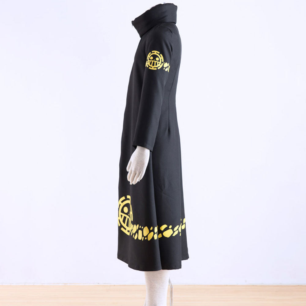 Anime One Piece Trafalgar Law Costume Cosplay Coat Robe Cloak Men and ...