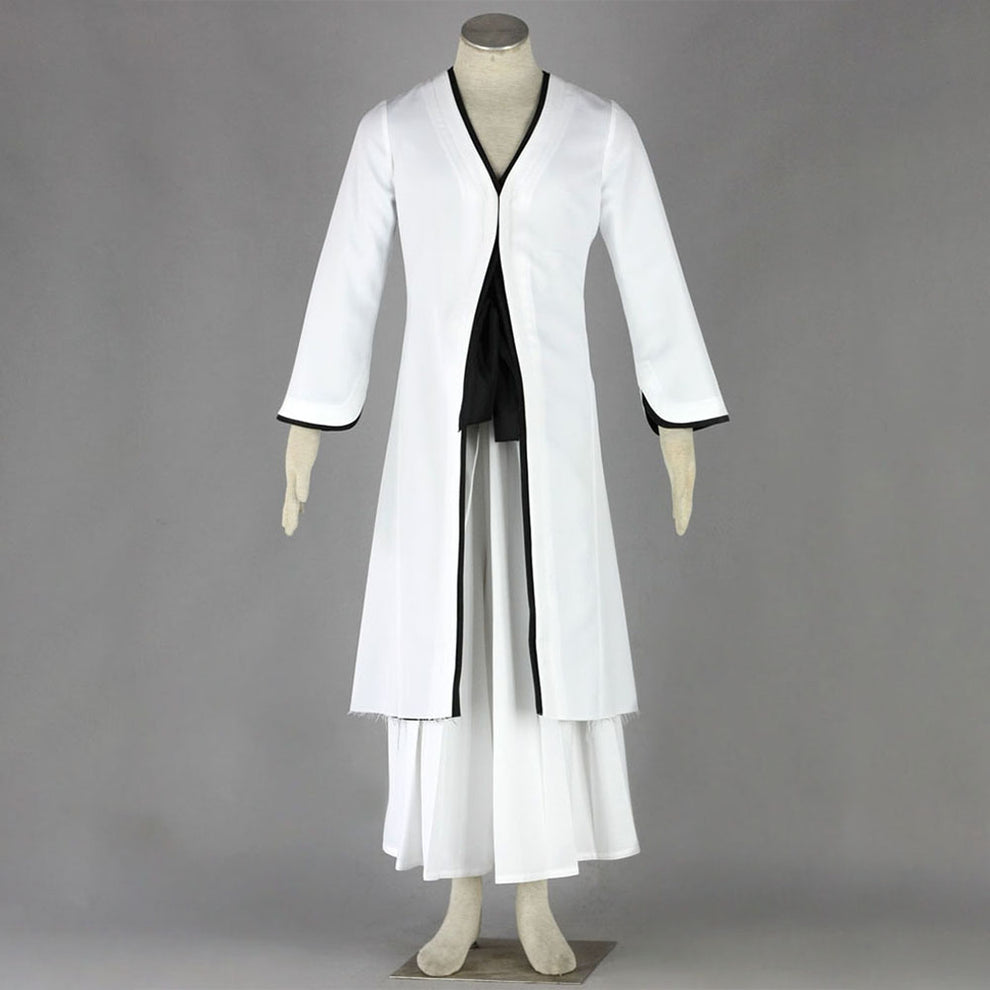 Anime Bleach Costume Ichigo Kurosaki Cosplay White Suits Men and Kids ...