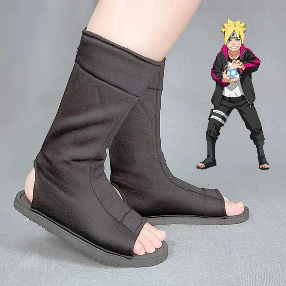 Anime Boruto Uzumaki Boruto Cosplay Costume Shoes for Adults Kids Hall ...