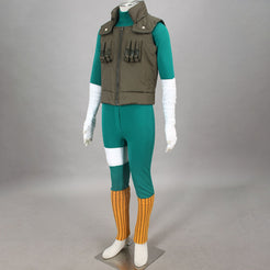 Anime Naruto Shippuden Rock Lee Costume Cosplay Men Kids Halloween ...