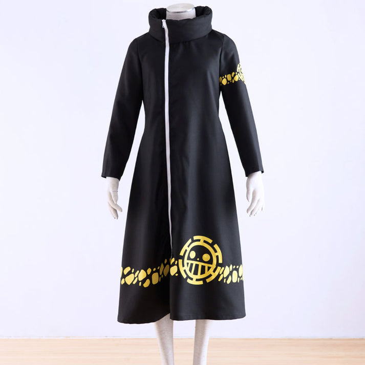 Anime One Piece Trafalgar Law Costume Cosplay Coat Robe Cloak Men and ...