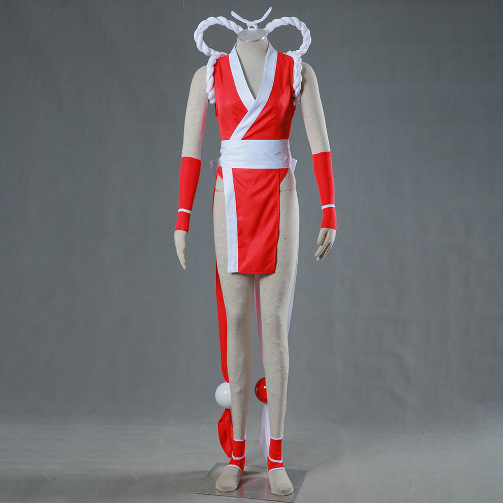 Game King of Fighters (KOF) Mai Shiranui Costume Outfit with Accessori ...