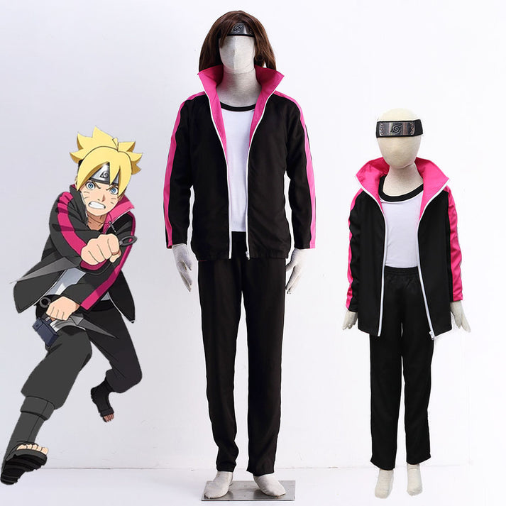 Anime Naruto Boruto Cosplay Boruto Cosplay Costume with Accessories Me ...