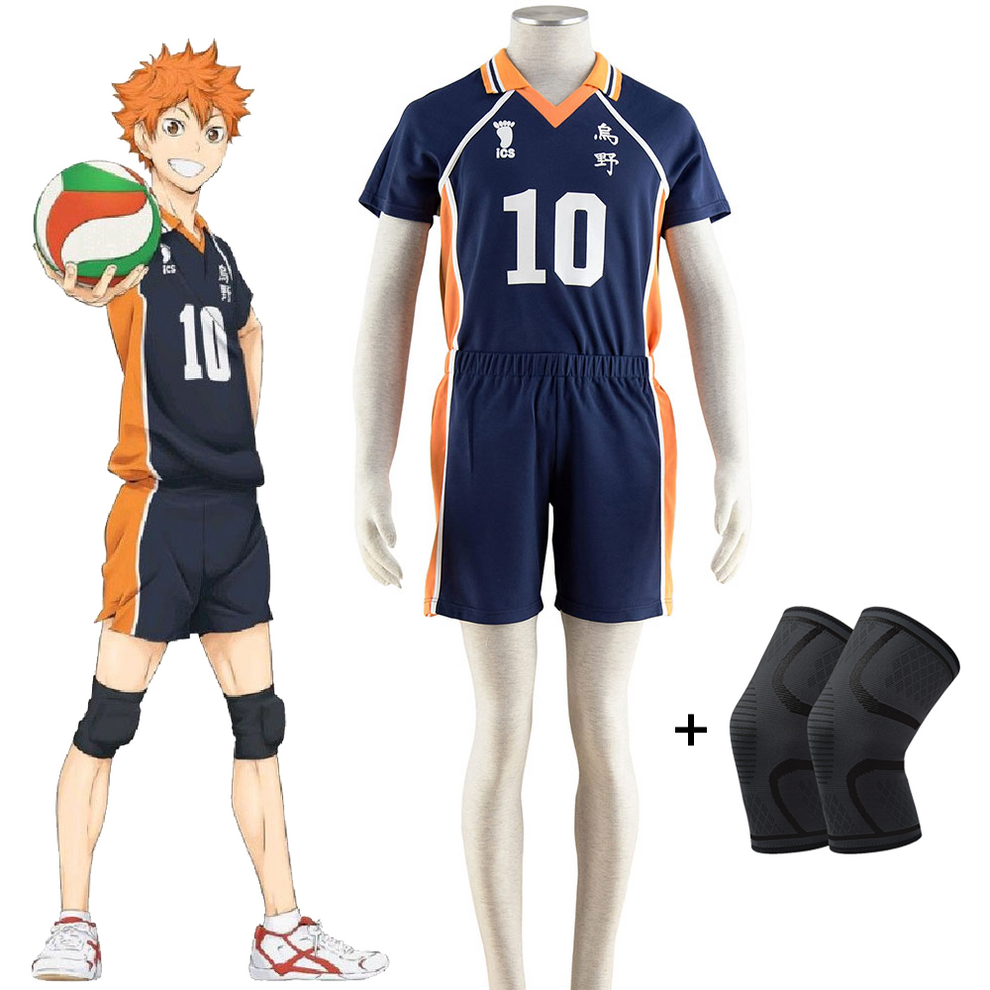 Haikyuu!! Costume Hinata Shoyo Number #10 Karasuno High School Volleyb ...